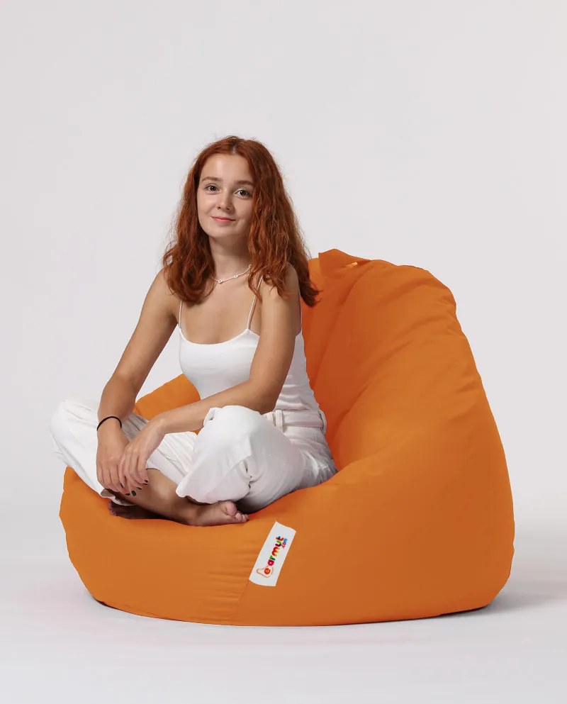 Atelier del Sofa Zahradní sedací vak Premium XXL - Orange, Oranžová