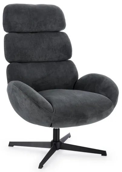 BIZZOTTO Otočné křeslo VIOLANTE BLACK 0733507
