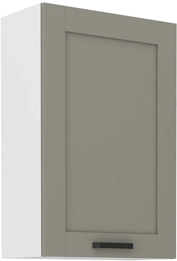 STL 60 cm skříňka horní jednodveřová LUNA (výška 90 cm) Barevné provedení LUNA: Dub Artisan / Jílově šedá