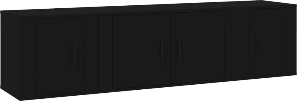 vidaXL 3dílný set TV skříněk kompozitní dřevo [3188399] Barva: Bílá