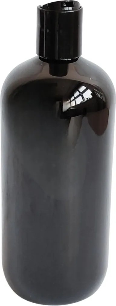 Dávkovač na mýdlo 500 ml černý s černým DISC TOP BELA