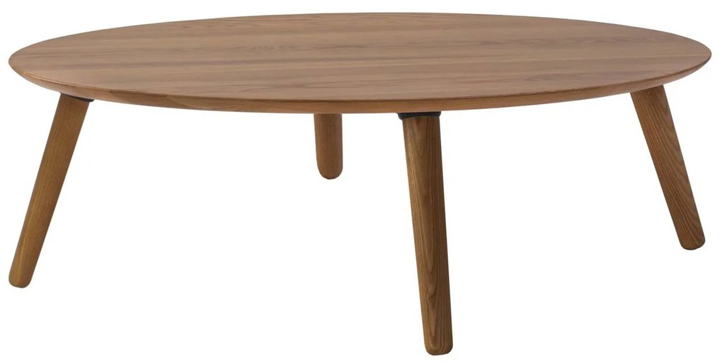 Ragaba Oválný konferenční stolek Otorten M, 110x70x45 cm, dub/dub