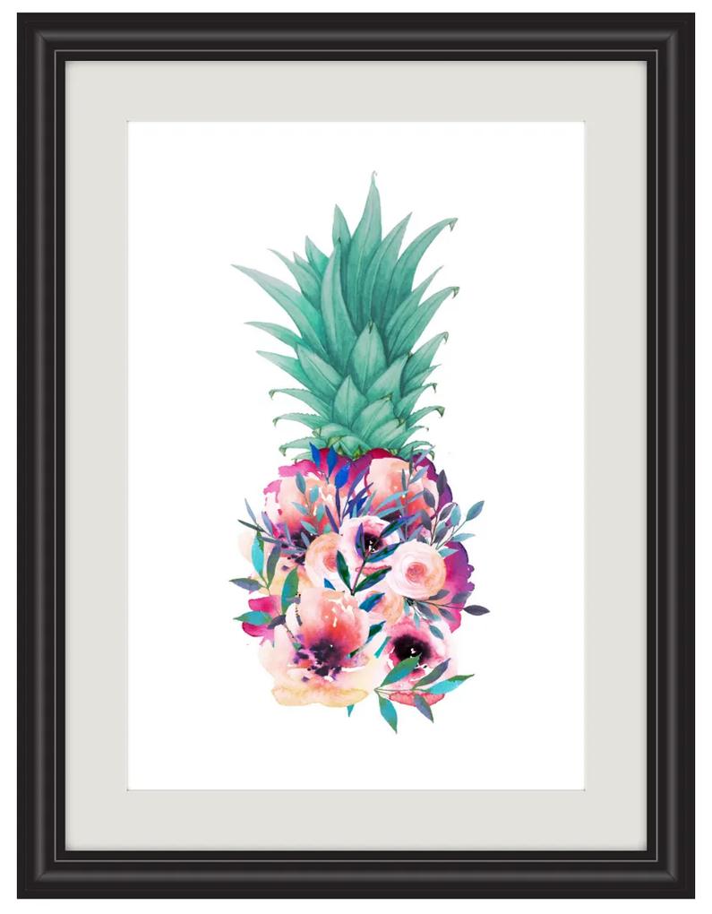 Obrázek Ananas květinový I A4 (210 x 297 mm): A4