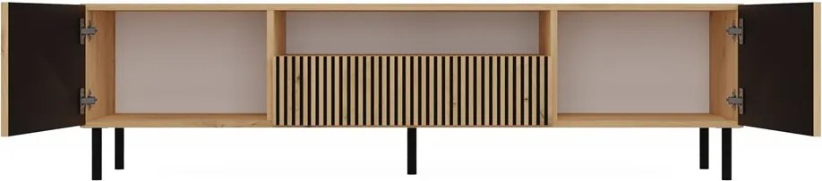 TPS Televizní stolek KAMA SLIM, 160 cm Dub Artisan