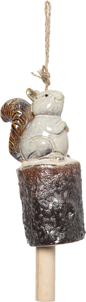 Keramická zvonkohra "Veverka - 44 cm