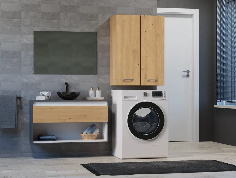 TPS Skříňka nad pračku POLA MINI DD - Dub artisan