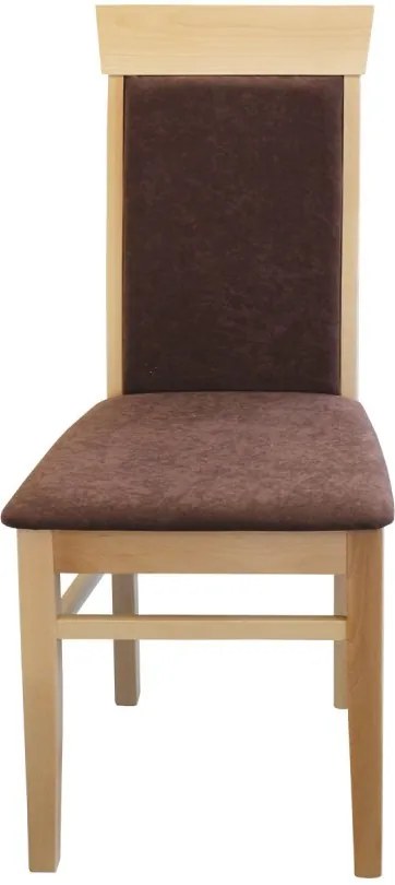Jídelní židle RANA — masiv buk, hnědá