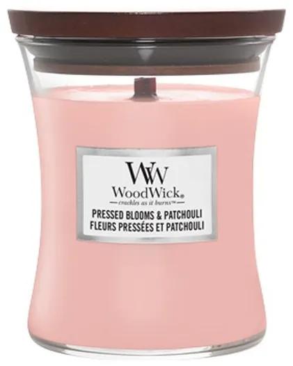 WoodWick - Pressed Blooms & Patchouli váza střední 275g