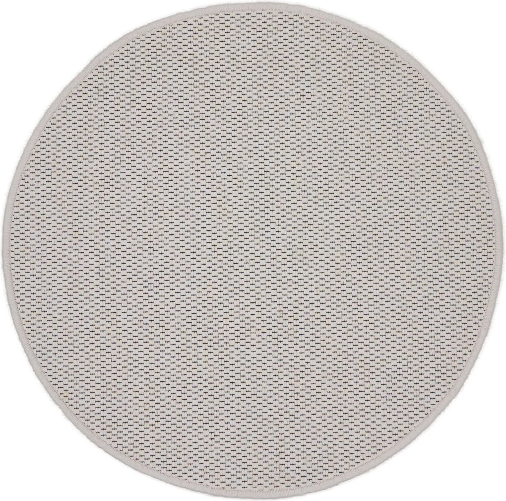 Timzo, Kusový koberec Nature cream kruh, 250x250 (průměr) kruh, béžová, chodba / předsíň