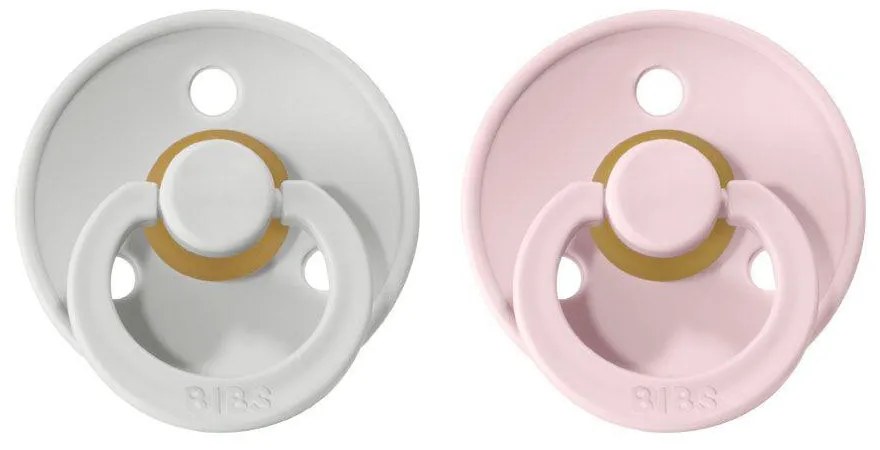 Bibs Dudlíky kaučuk 2 ks 6-18 měsíců Colour Hush - Grape