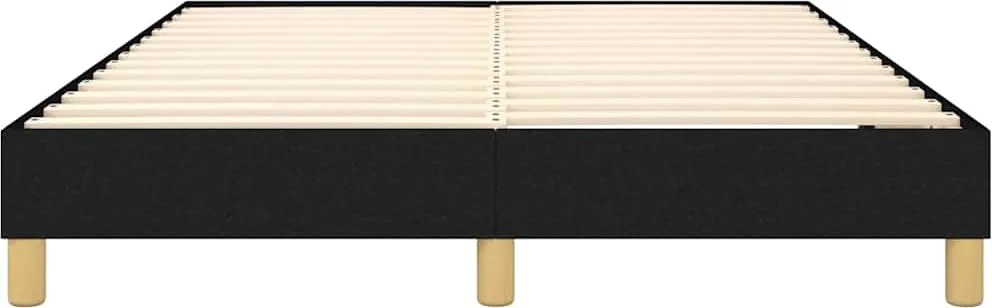 Rám postele s boxspringem černý 140 x 190 cm textil 3120608