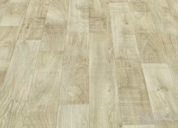 Breno PVC QUINTEX Water Oak 196L - světlé dřevo, šíře 100 cm