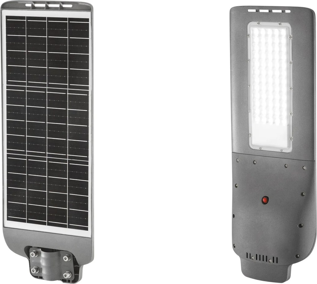 FAN LED-AUREUS-20C-SOLAR Veřejné solární osvětlení AUREUS, 20 W, vestavěný solární panel, pohybové čidlo, dálkové ovládání, 1600 lm, 3000 K, IP65 - FANEUROPE