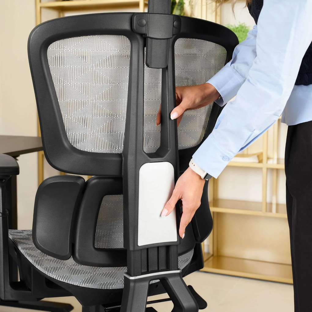 Ergonomické křeslo Preda – Šedý