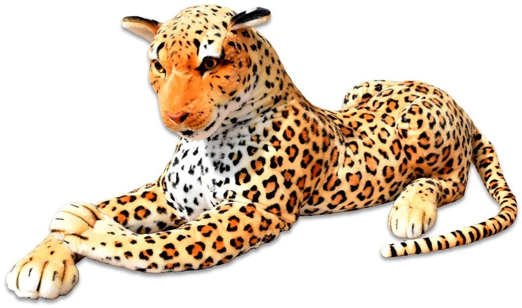 Velký plyšový leopard, délka 170cm