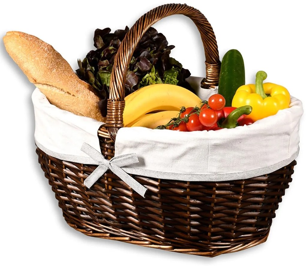 Košík na ovoce Basket Dark, 45x34x37 cm