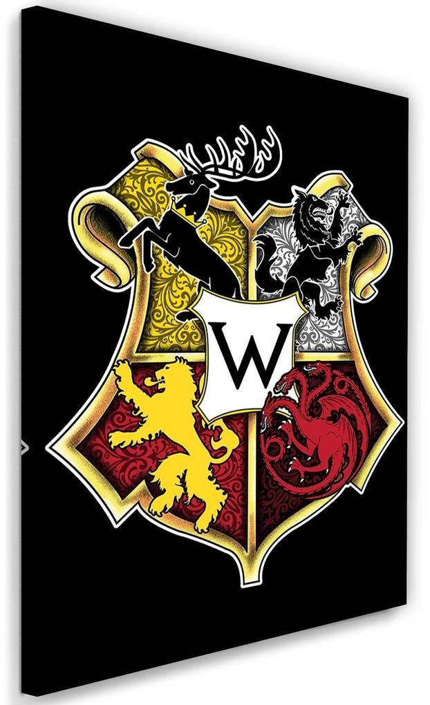 Gario Obraz na plátně Hra o trůny, erb Westeros - Dr.Monekers Rozměry: 40 x 60 cm