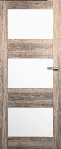 Interiérové dveře vasco doors TEO model 5 Průchozí rozměr: 70 x 197 cm, Orientace dveří: Levé dveře, Dekor: Ořech columbia