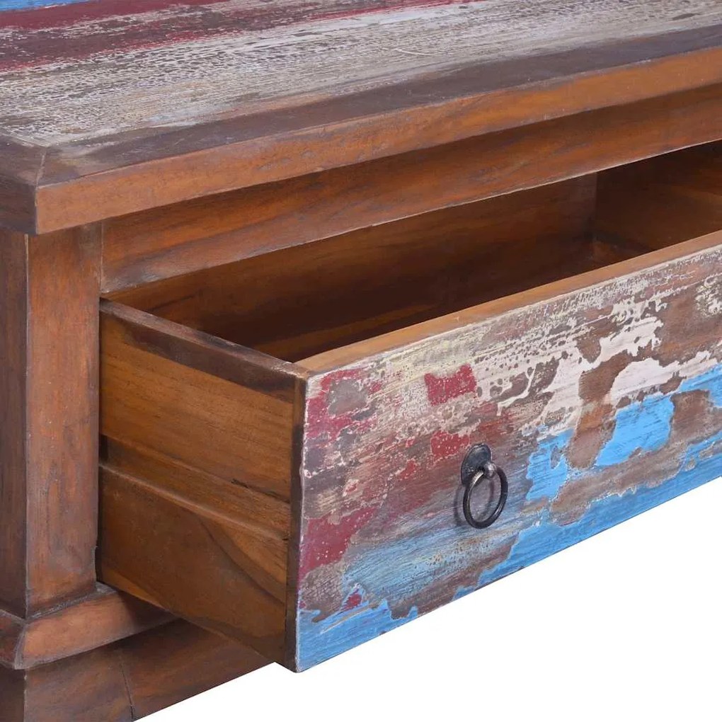 Konferenční stolek 80 x 50 x 40 cm recyklované teakové dřevo 289057