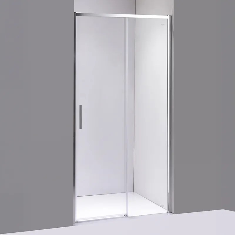 BPS-koupelny Posuvné sprchové dveře PD-NOCR HYD-5169 120 cm chrom/transparent pro instalaci do niky - bez vaničky