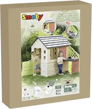 SMOBY Domeček Life Nature s kuchyní / od 2 let
