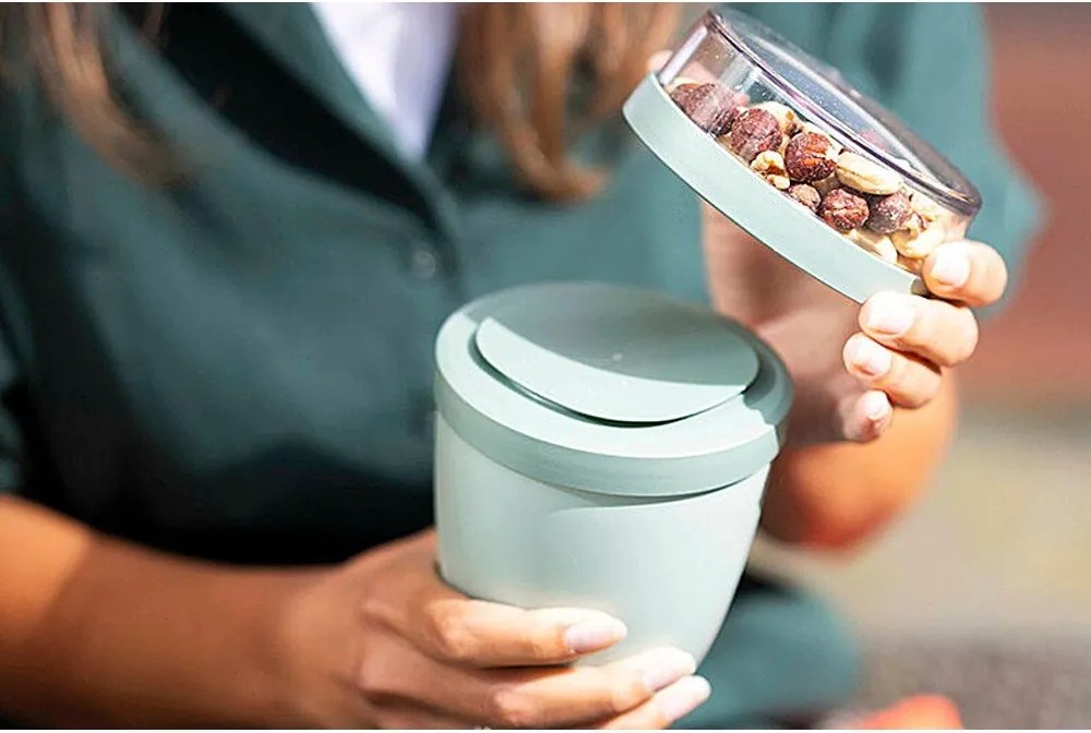 Dělený/na jogurt svačinový box 2 ks Ellipse – Mepal