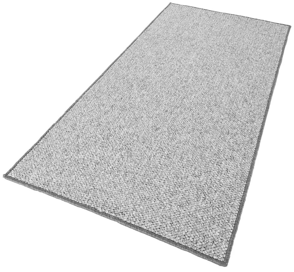 Šedý běhoun 80x300 cm Wolly – BT Carpet