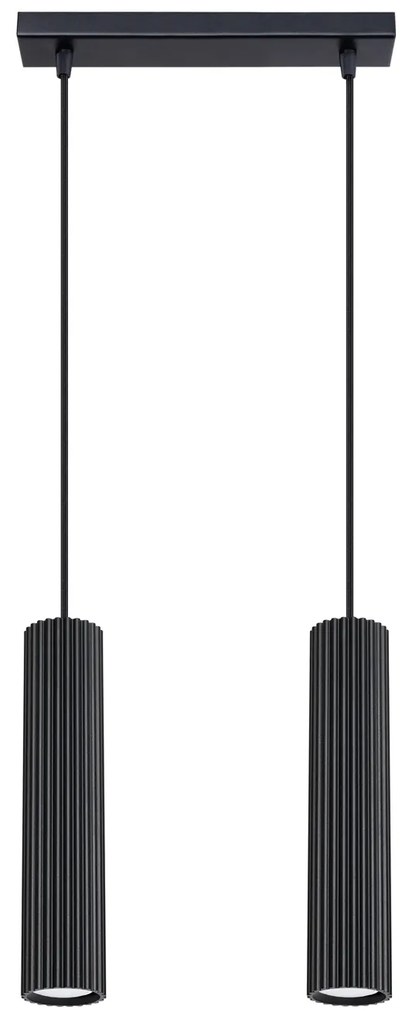 Sollux Lighting Závěsné svítidlo KARBON 2 černé