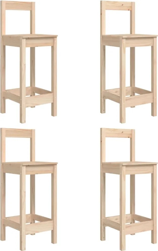 5dílný zahradní barový set masivní borové dřevo 3154750