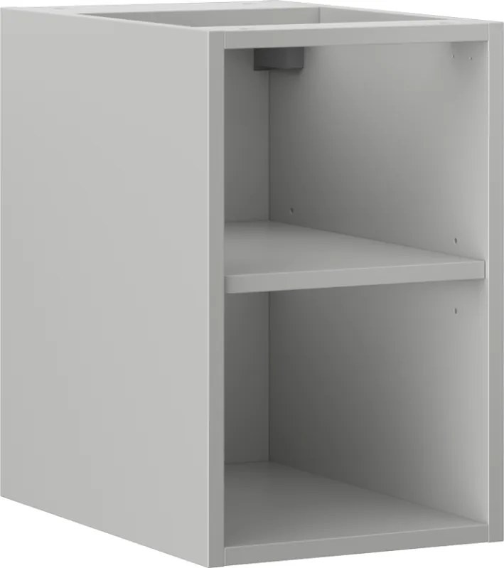 Mexen Box-A, otevřená skříňka s policí 30 cm, šedá matná, 91AX2-0300-470-0-62
