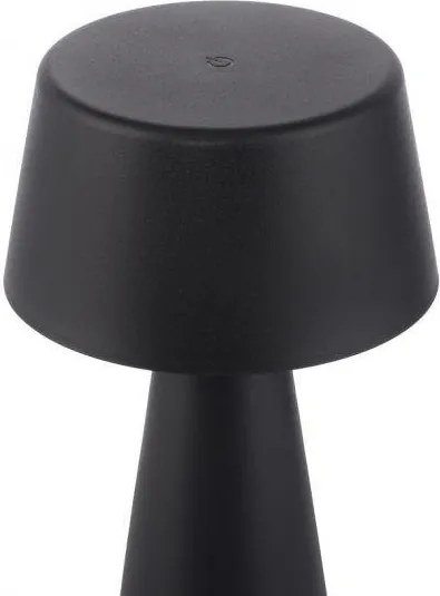 LD 19260-18 ABERA LED stolní lampa na baterie černá dotykový stmívač IP54 USB vnitřní i venkovní použití 3000K - JUST LIGHT