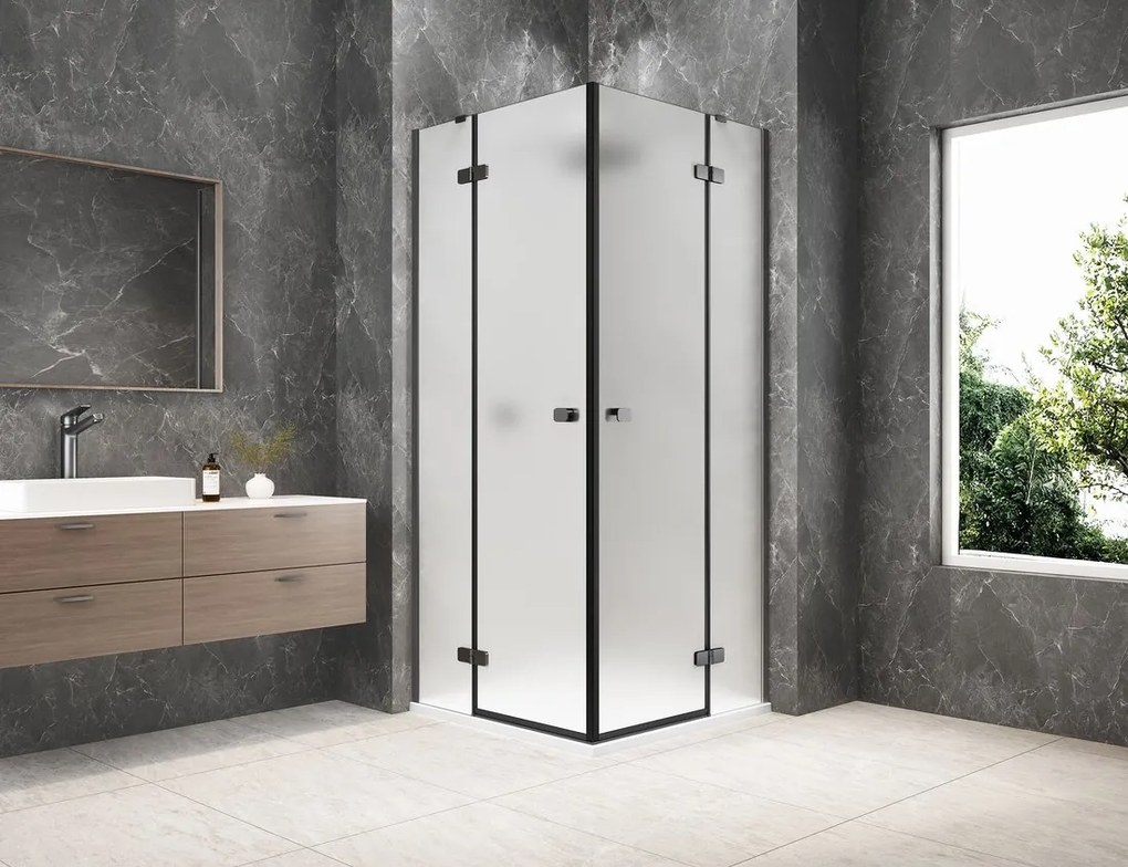 Polysan Polysan, GLOBE CHROME obdélníková sprchová zástěna 1000x900mm, čiré sklo, levá, GB1010-3315LC