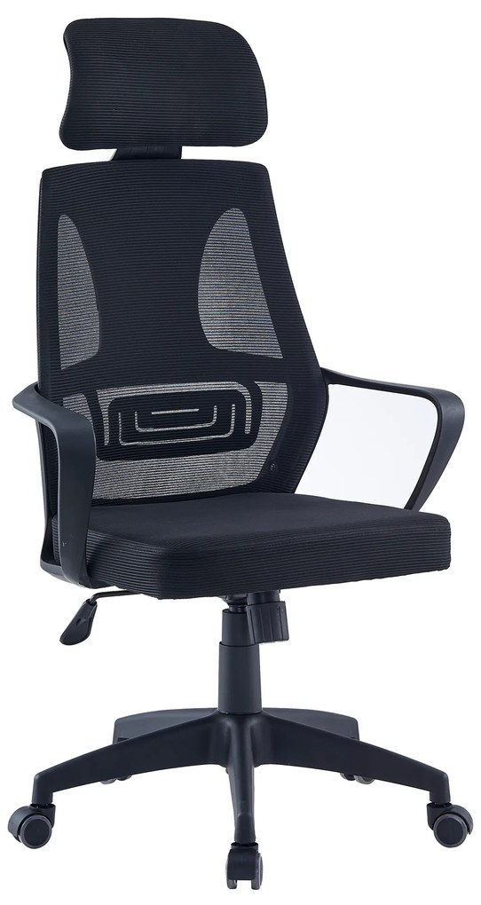Ergonomická kancelářská židle SOFT - černá síťovina