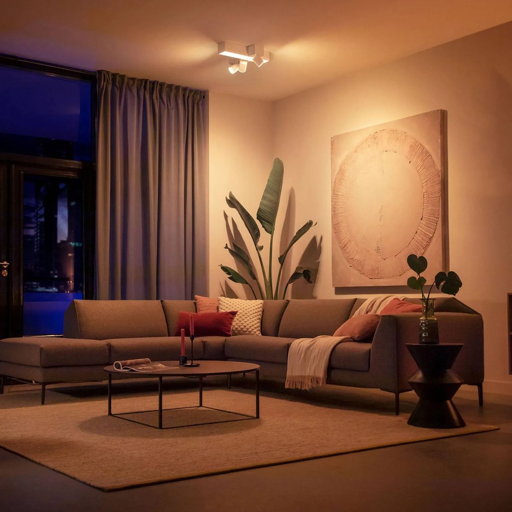 Philips Hue Centris Cross tři žárovky bílé