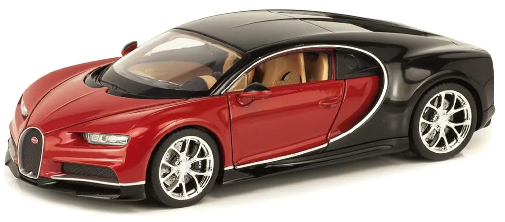 Welly Bugatti Chiron 1:24 červené