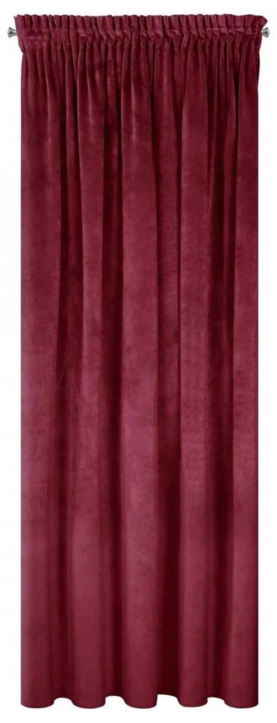 ZATEMŇOVACÍ ZÁVĚS NA PÁSCE VILLA 140X270 CM BORDOVÁ