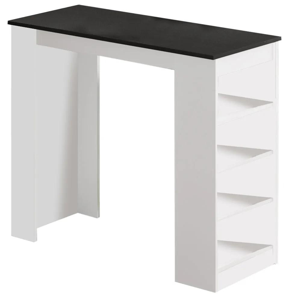 Barový stolek Stan (Bílá + Černá). 1072615