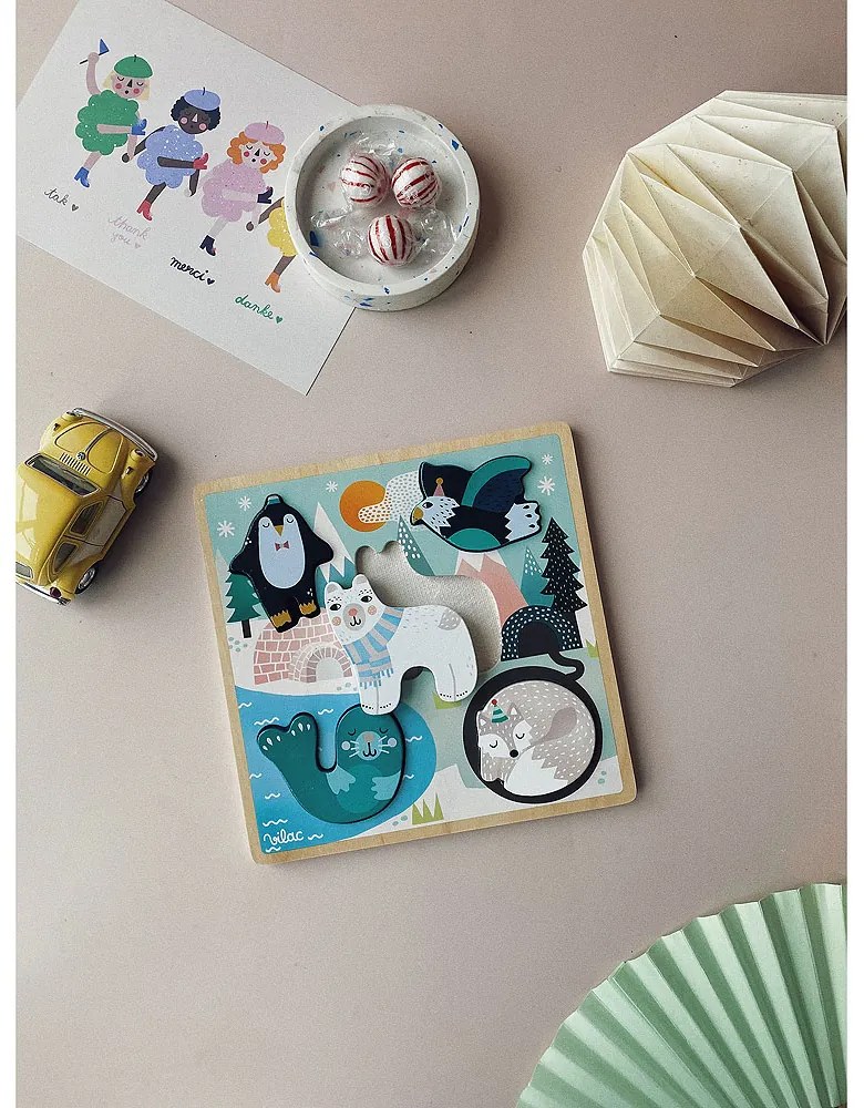 Vilac Senzorické puzzle Ice