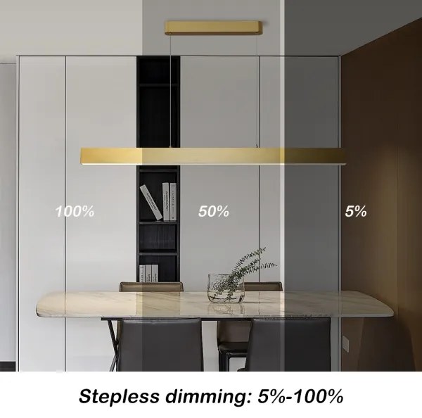 Brilagi - LED Stmívatelný lustr SLEEKLINE SMART LED/40W/230V Wi-Fi Tuya zlatá+DO