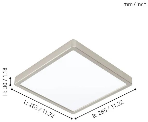 Eglo 99242 - LED Stropní svítidlo FUEVA 5 LED/20W/230V
