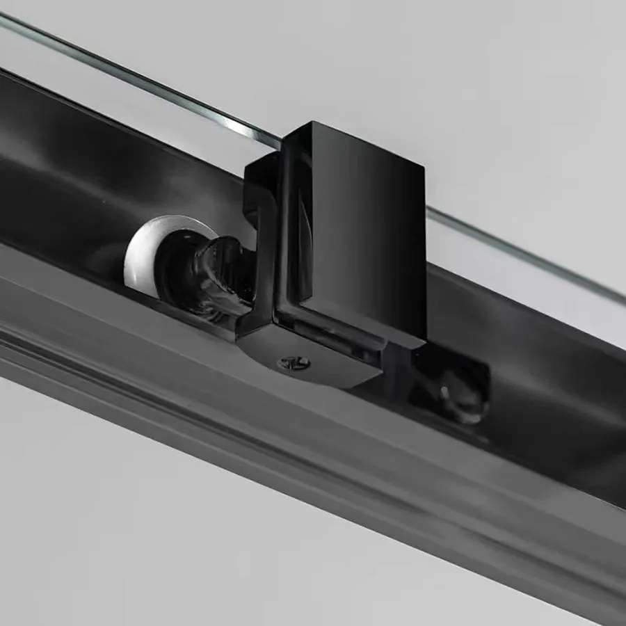 Gelco SIGMA SIMPLY BLACK sprchové dveře do niky 110 x 200 cm posuvné černá čiré sklo GS2111B