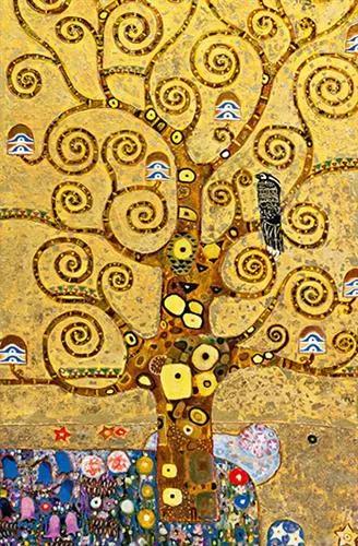 Fototapeta Gustav Klimt Tree of Life, rozměr 115 cm x 175 cm, fototapety 635, W+G