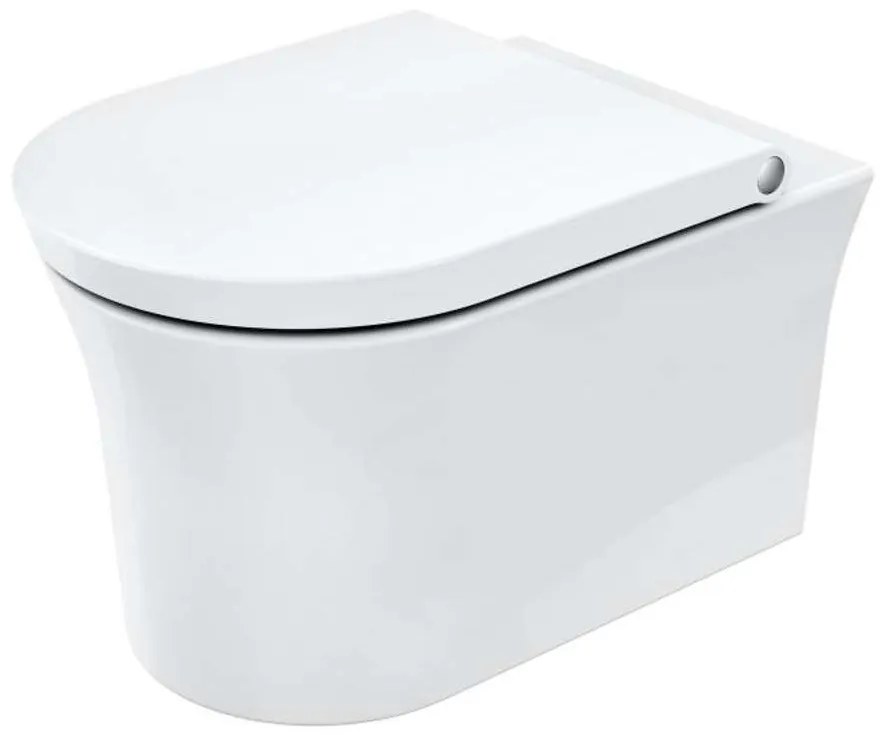 Duravit White Tulip - Závěsné WC HygieneFlush, Rimless, HygieneGlaze, bílá 2576092000