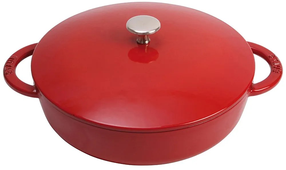 Staub Litinový kastrol s poklicí Hexagon višňová 24 cm 2,4 l