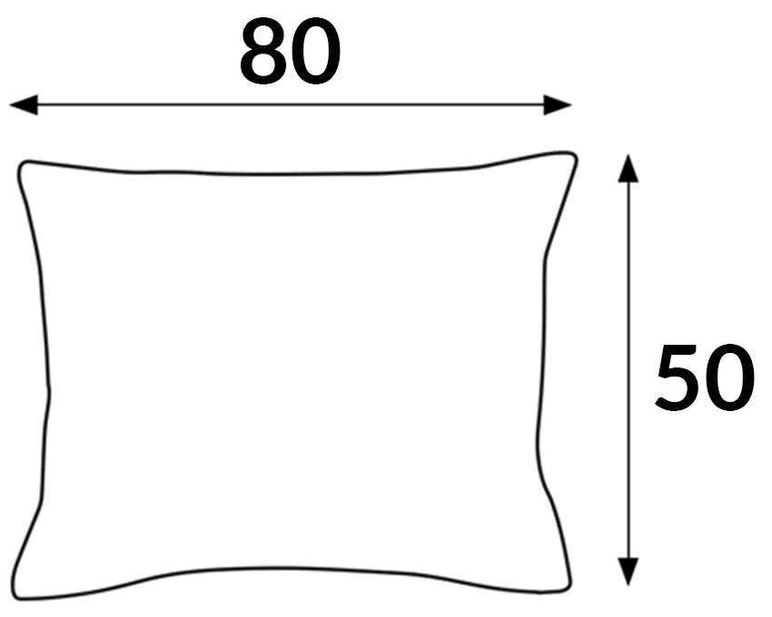 SATÉNOVÝ POVLAK NA POLŠTÁŘ 50X80 CM KRÉMOVÁ