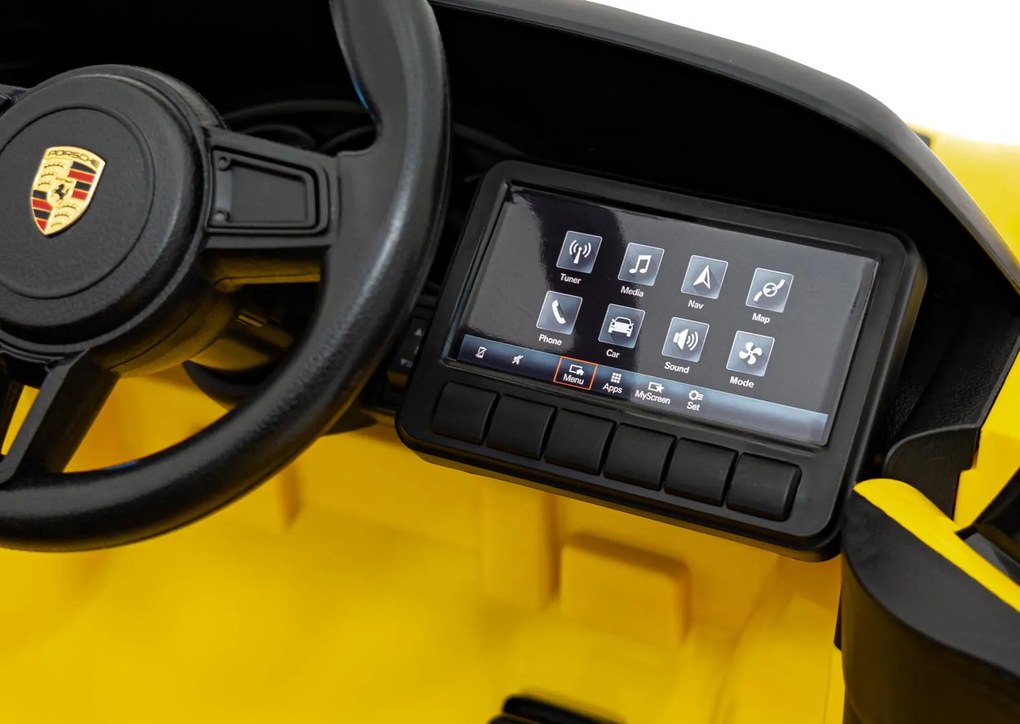 Ramiz Dětské autíčko Porsche Spyder RS 718, žluté sportovní