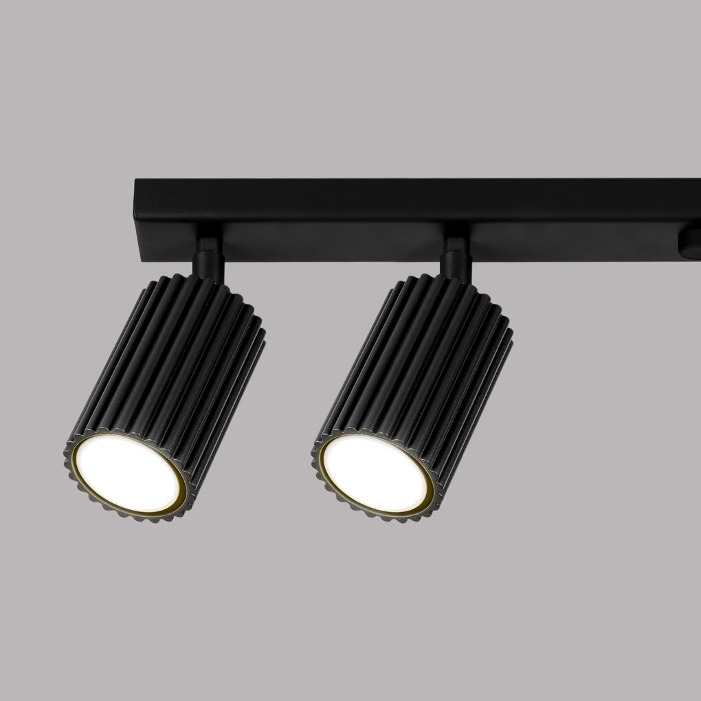 Sollux Lighting Stropní svítidlo KARBON 6L černé