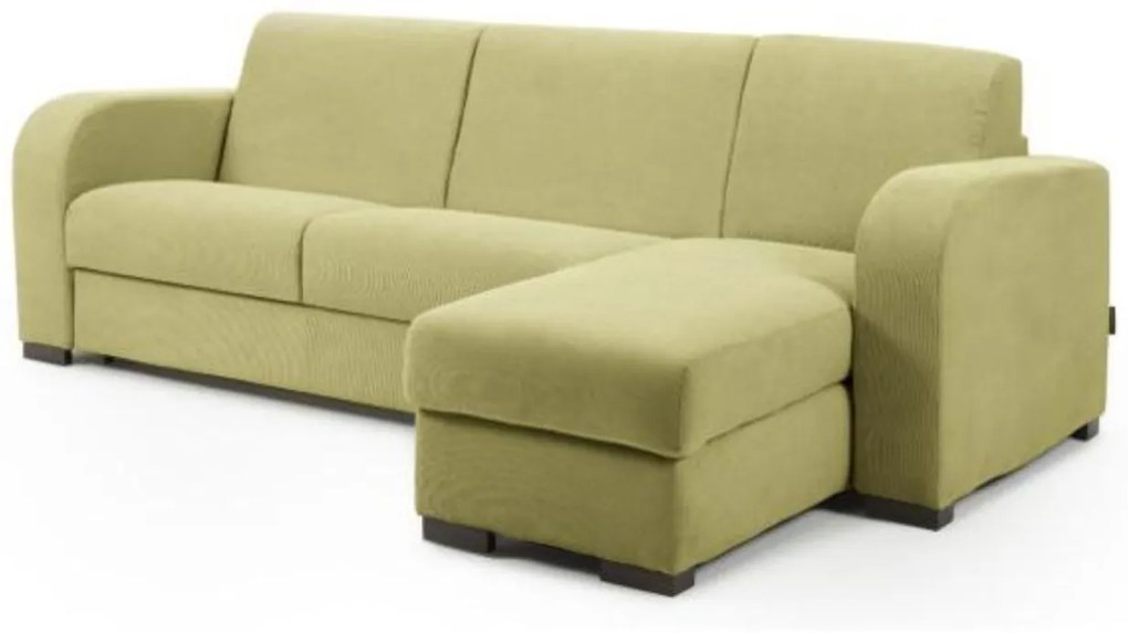 Pregio Italia sofa&relax Rozkládací sedačka rohová POLK Provedení: 3 místná maxi rozkládací, Vzorník látek: tekno fibra 26 dark green