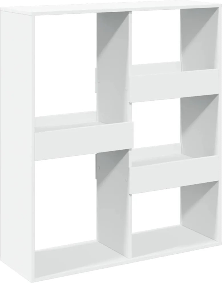 Dělicí stěna bílá 100 x 33 x 115 cm kompozitní dřevo 3309546