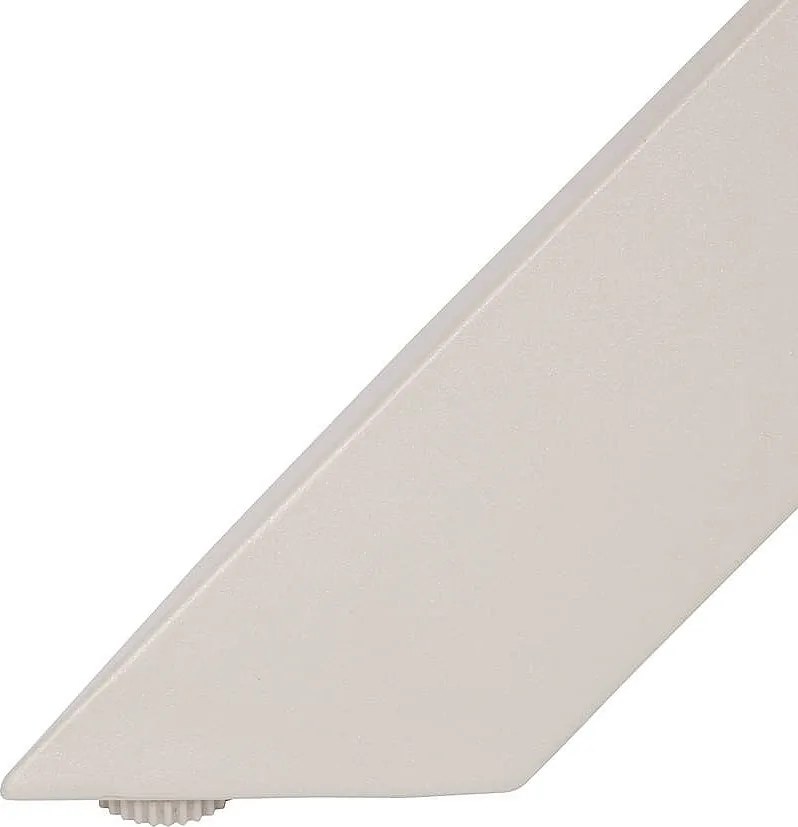 Hliníkový jídelní stůl ORIENT ø 130 cm (ivory)